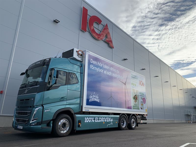 Ica elektrifierar butiksleveranser i Skåne – Dagens Logistik
